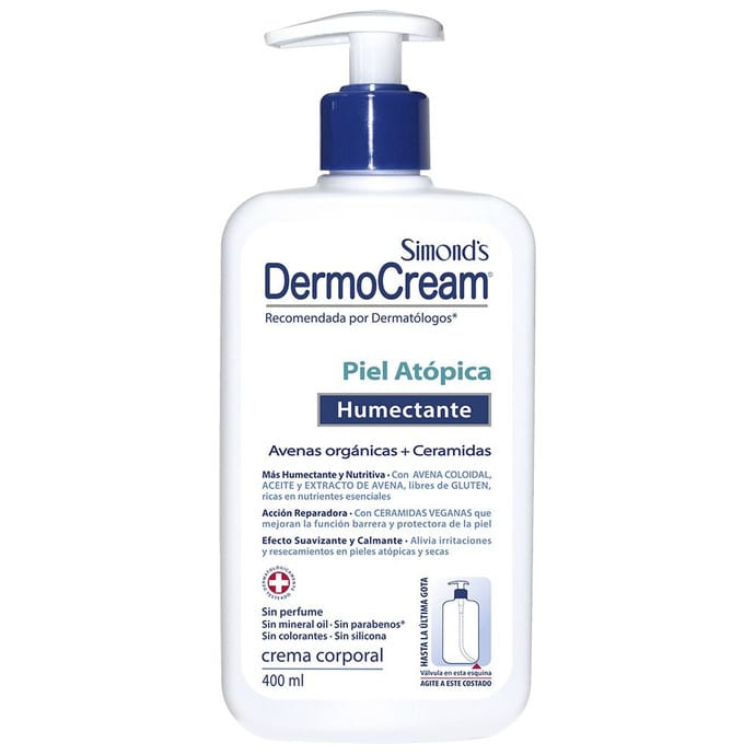 Crema Corporal Simonds Dermocream Piel Atópica 400 ml - Distribuidora ...