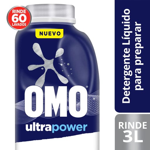 Detergente Líquido Omo Ultra Power Diluible 500 ml - Distribuidora Asturias
