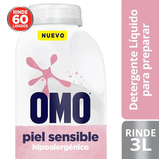 Detergente líquido Omo piel sensible para diluir 500ml - Distribuidora ...