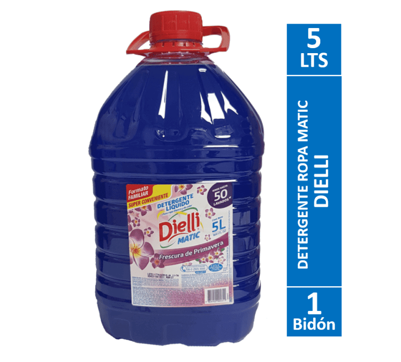 DIELLI DETERGENTE MATIC 5 LT BIDÓN - Distribuidora Asturias